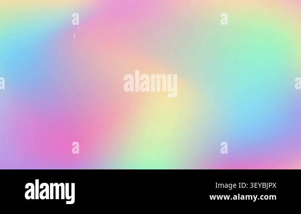Abstract Iridescent Pastel Rainbow Gradient 4K Stock Video Footage - Alamy