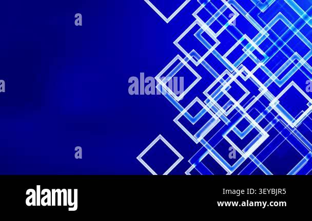 Geometric Blue Abstract Motion Graphics 4K Stock Video Footage - Alamy