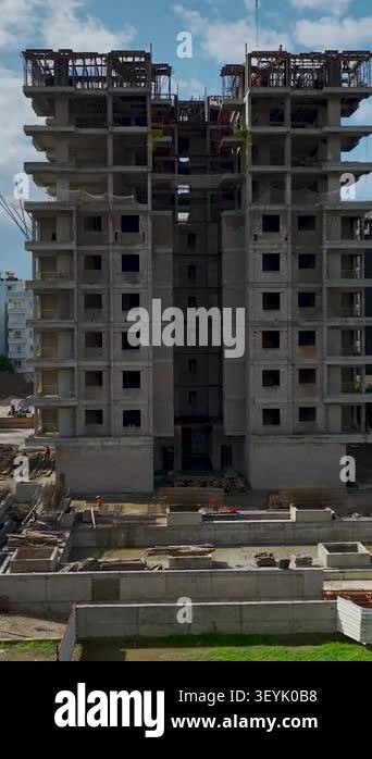 Top down shot capturing detailed construction process Stock Video ...