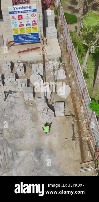 Architecture process with exposed framework and raw materials Stock ...