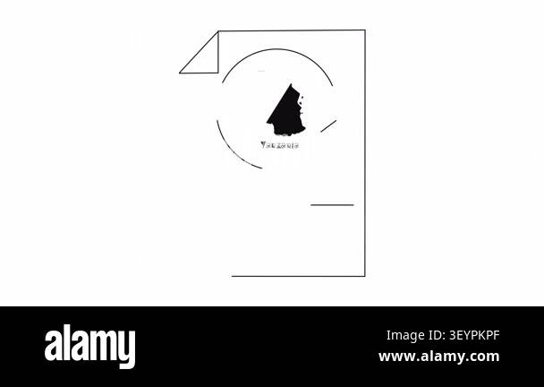 A simple black and white icon featuring the map of Tanzania within a ...