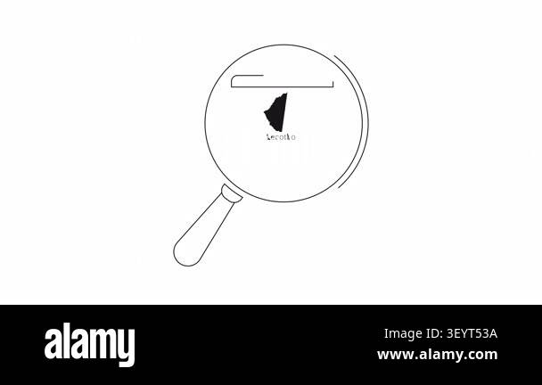 A magnifying glass is shown inspecting a computer monitor. The monitor ...