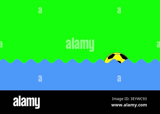 cute cartoon swimming pool with a float - vector illustration Stock ...