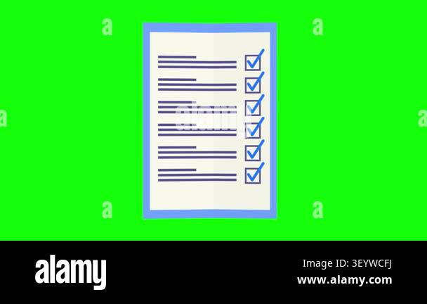 paper note with pencil Stock Video Footage - Alamy