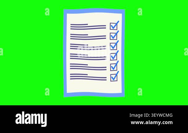 check list. web icon vector illustration Stock Video Footage - Alamy
