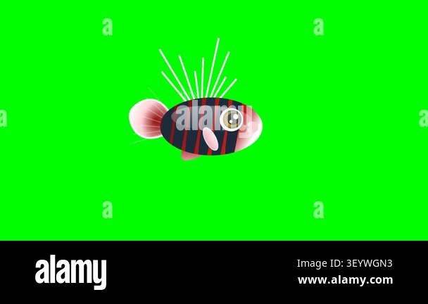 3 d rendering of a cute cartoon character with a mask on a black ...
