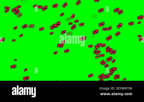 light pink, green vector background with abstract forms. decorative ...