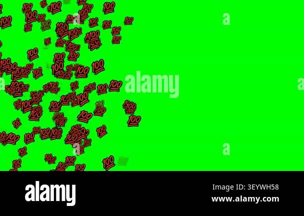 Seamless chinese animation on chroma key green screen background ...