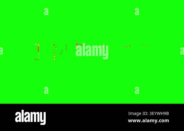 Seamless photo animation on chroma key green screen background ...