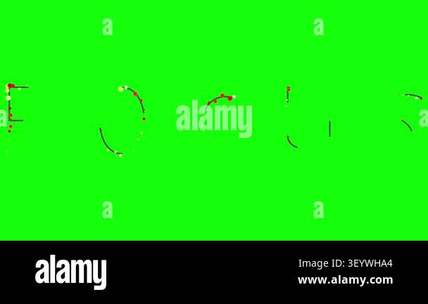 Isolated flowers element on chroma key green screen background with ...