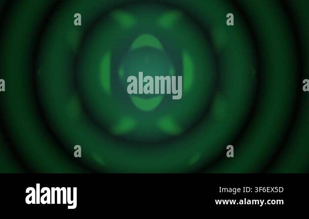 Abstract green concentric circles pattern Stock Video Footage - Alamy