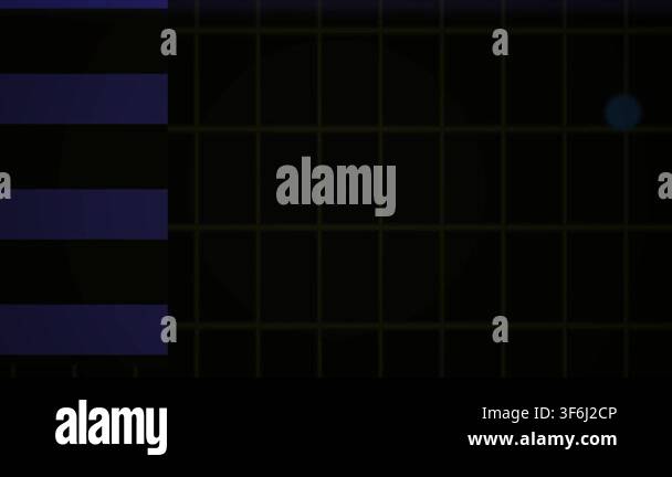Black background with grid lines and purple rectangles Stock Video ...