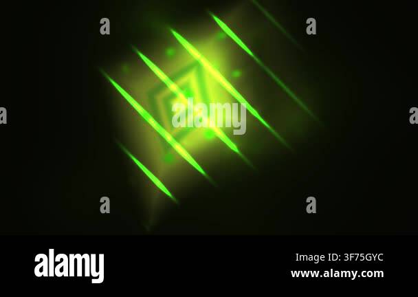 Green laser beams shining in darkness Stock Video Footage - Alamy