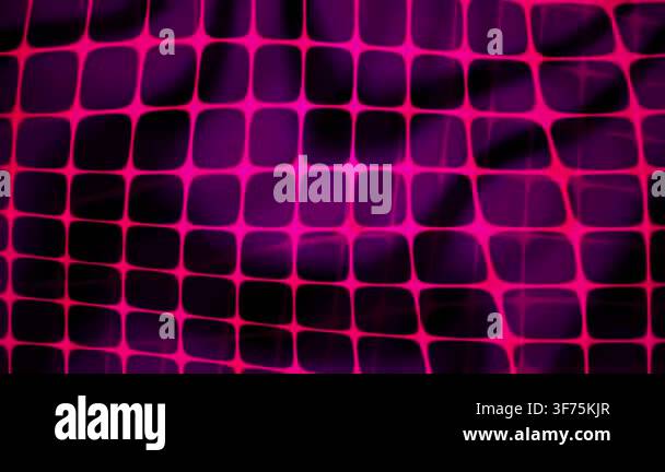 Neon pink grid lines on dark purple background Stock Video Footage - Alamy