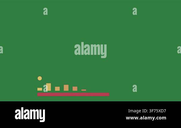 bar chart vector illustration Stock Video Footage - Alamy