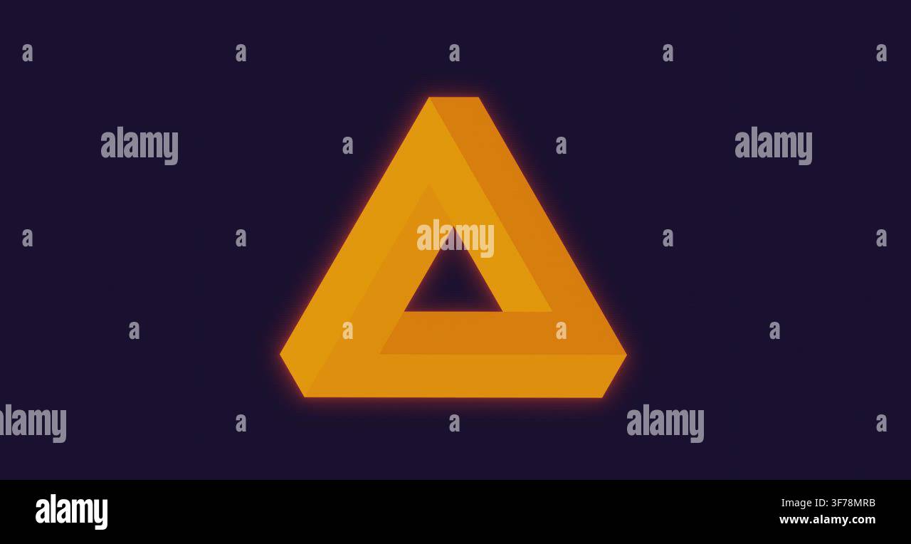 Penrose Triangle Stock Video Footage - Alamy