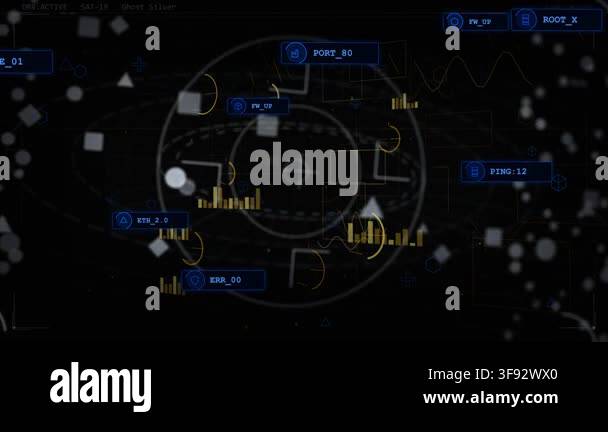 Reticle lighting up, HUD being animated with tags sliding, graphs ...