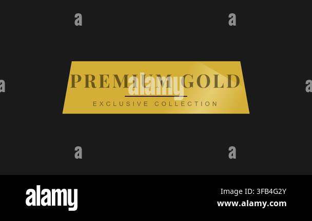 gold logo icon vector illustration design template Stock Video Footage ...