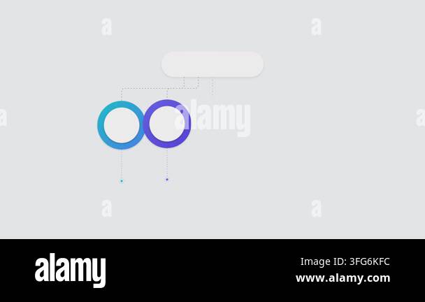 Animated infographic template with five colorful steps Stock Video ...