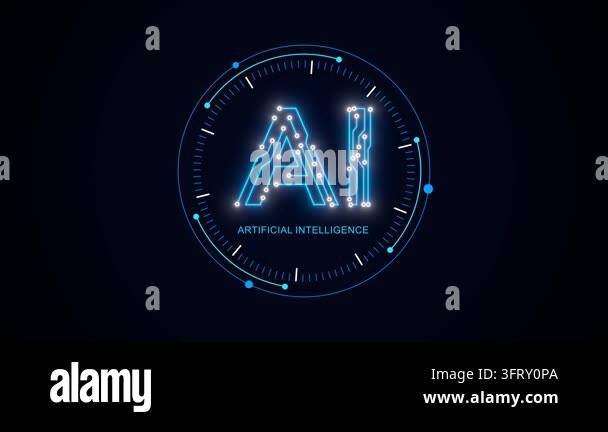 Artificial Intelligence Digital Innovation Concept Stock Video Footage ...