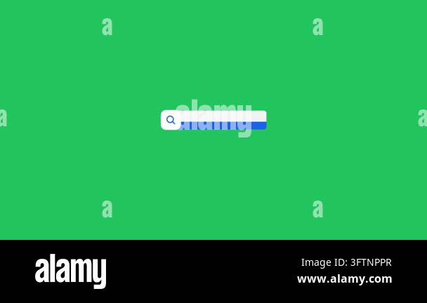 Simple animation of a search bar with a magnifying glass icon appearing ...