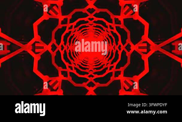 Abstract pattern featuring swirling red shapes and lines Stock Video ...