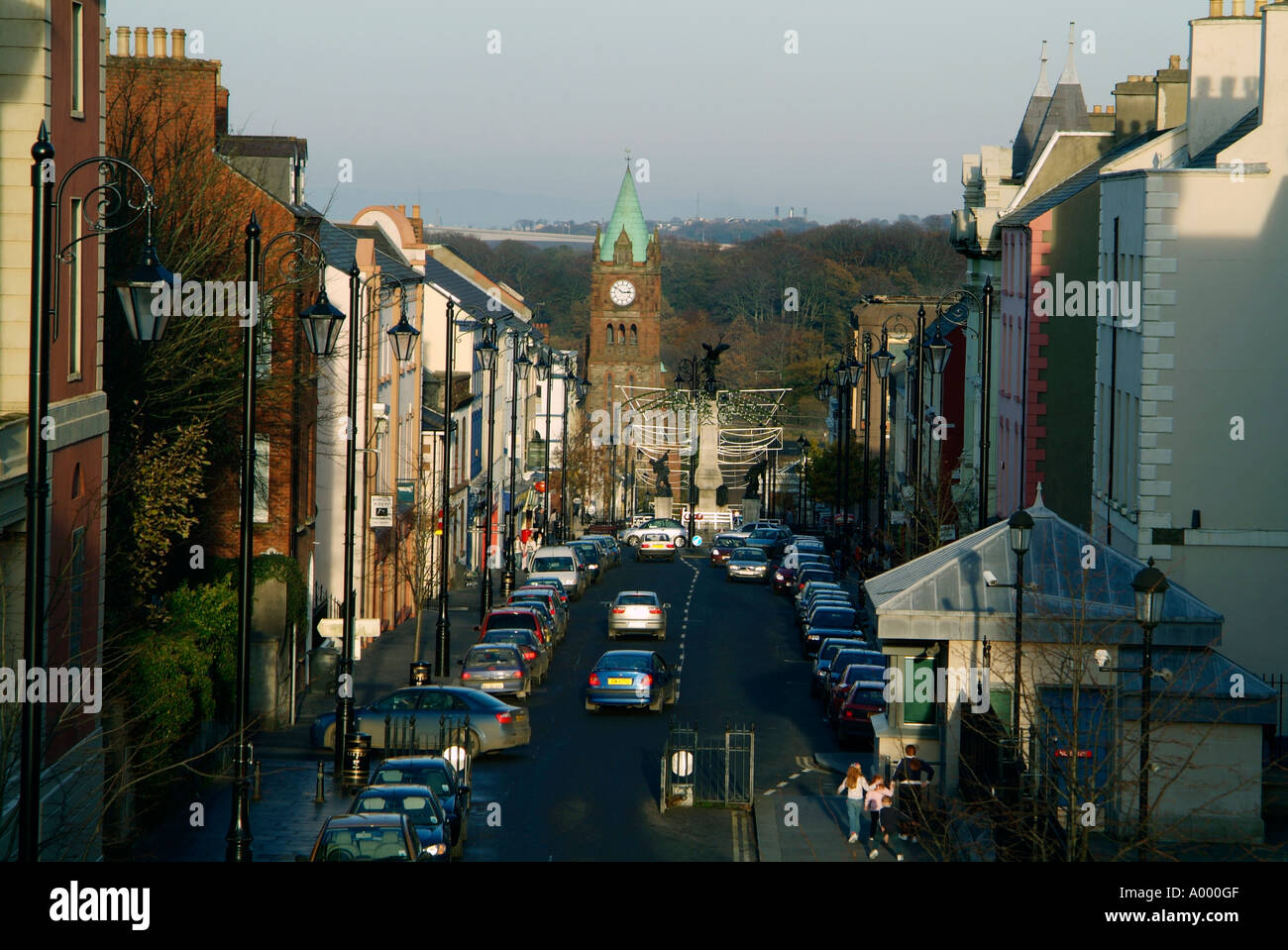 Northern ireland derry londonderry diamond hi-res stock photography and ...