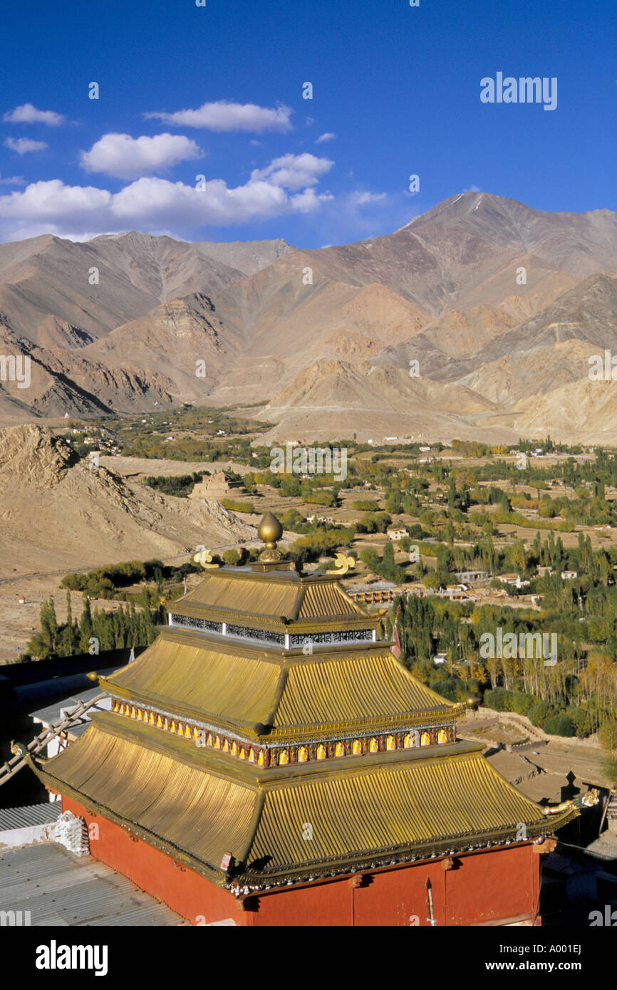 India Jammu Kashmir Ladakh Leh buddhist temple scenery Stock Photo - Alamy