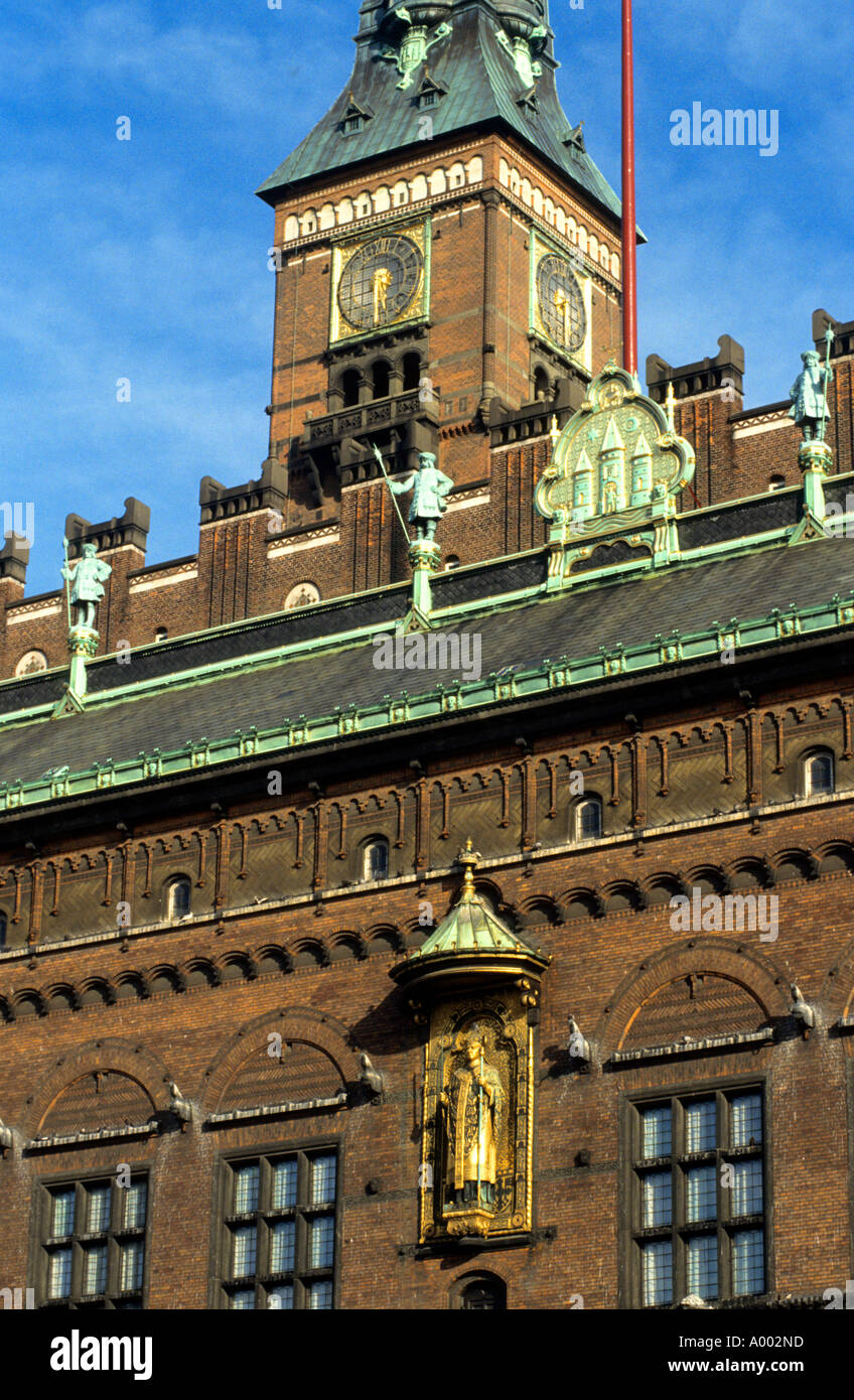 Denmark Danish City Architecture Typical Town Stock Photo - Alamy
