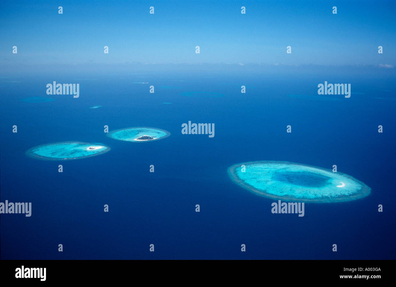 Aerial view Maldives Islands Maldives Islands Indian Ozean Ari Atol ...