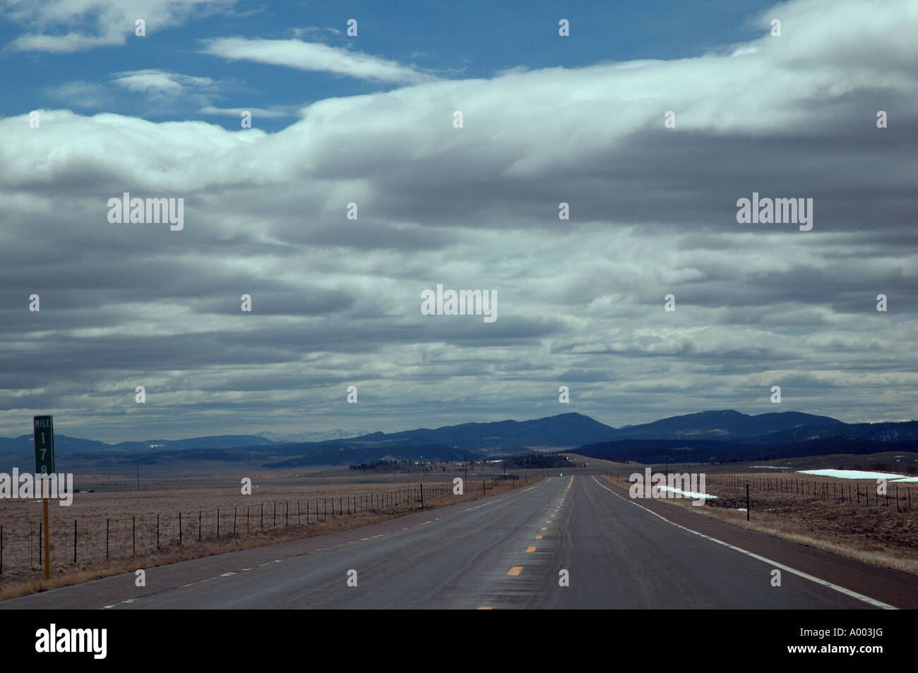 Open Road, Colorado, USA Stock Photo - Alamy