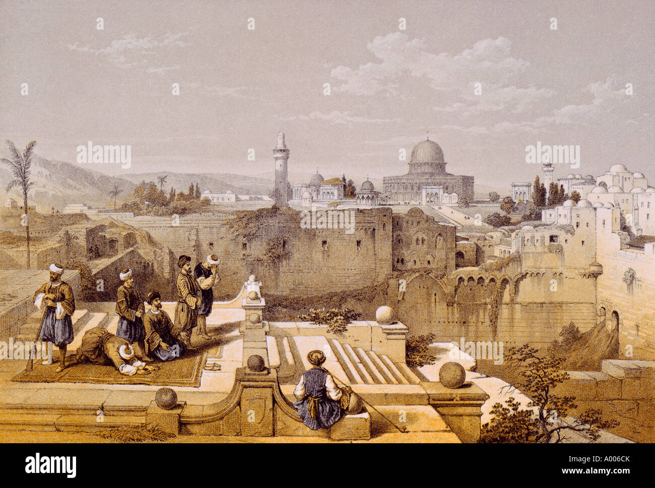 The mosque of omar dome of the rock in hi-res stock photography and ...