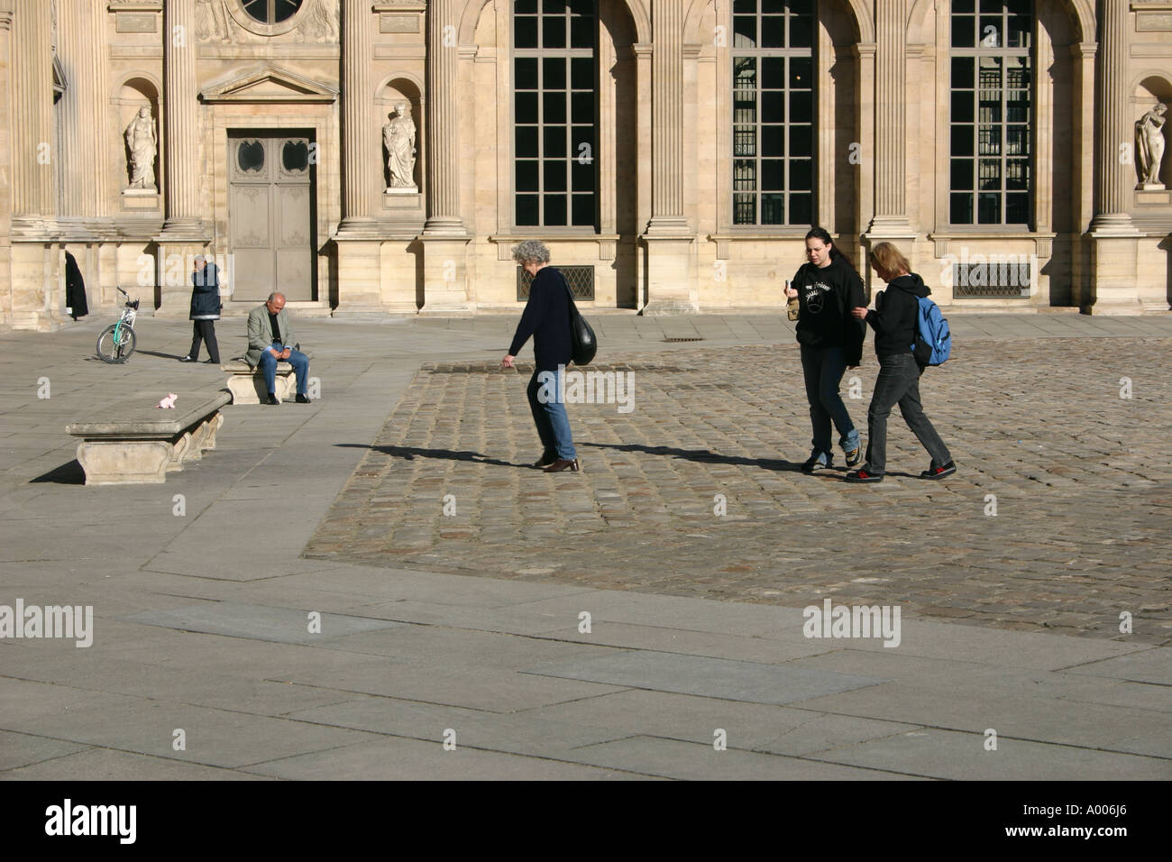 Visitors at the Louvre museum, Paris, France Stock Photo - Alamy