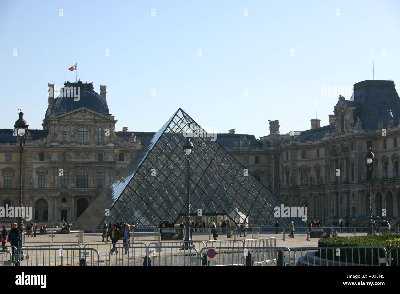 Glass pyramid at the Louvre, Paris, France Stock Photo - Alamy
