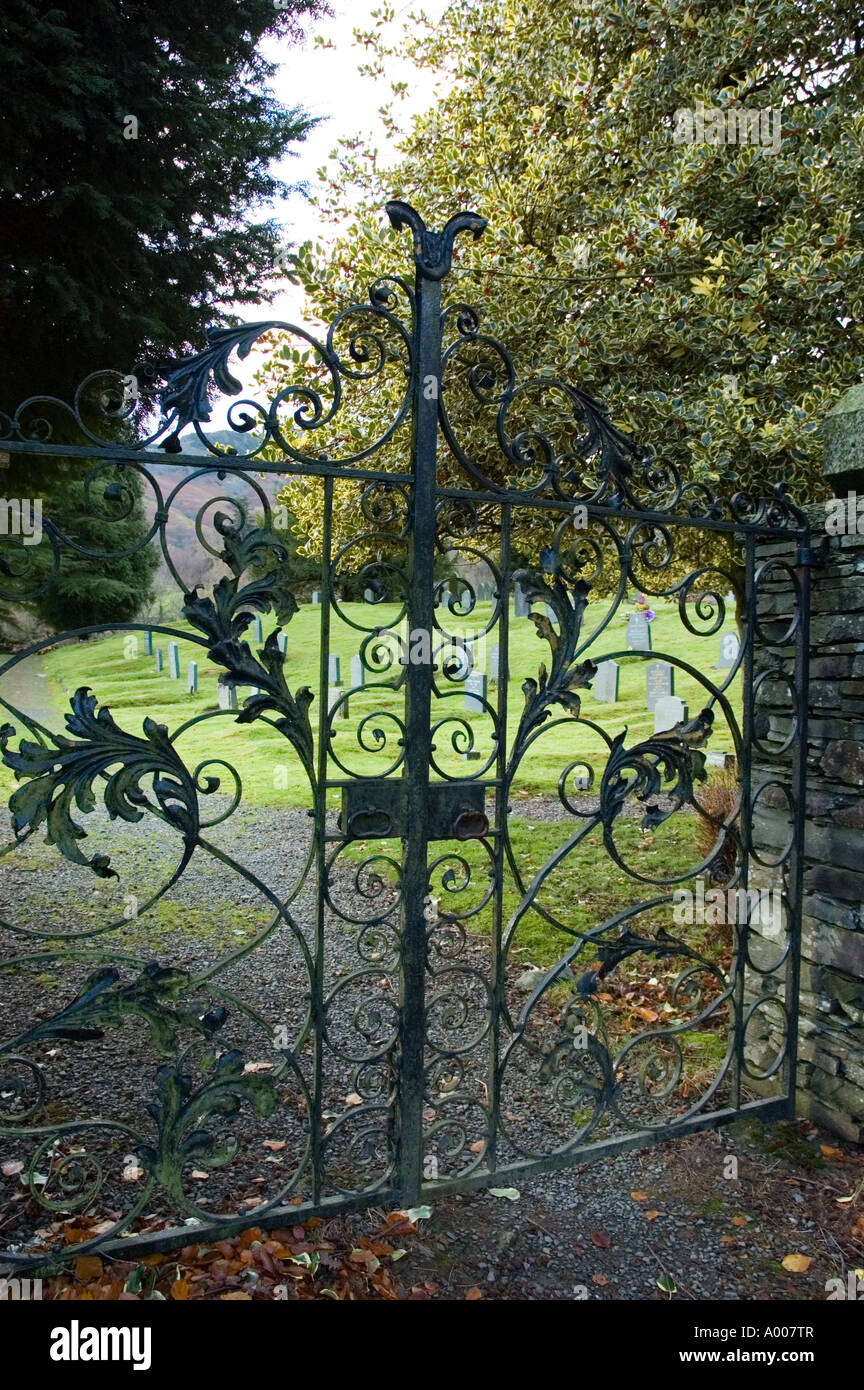 Old Iron Cemetery Gates