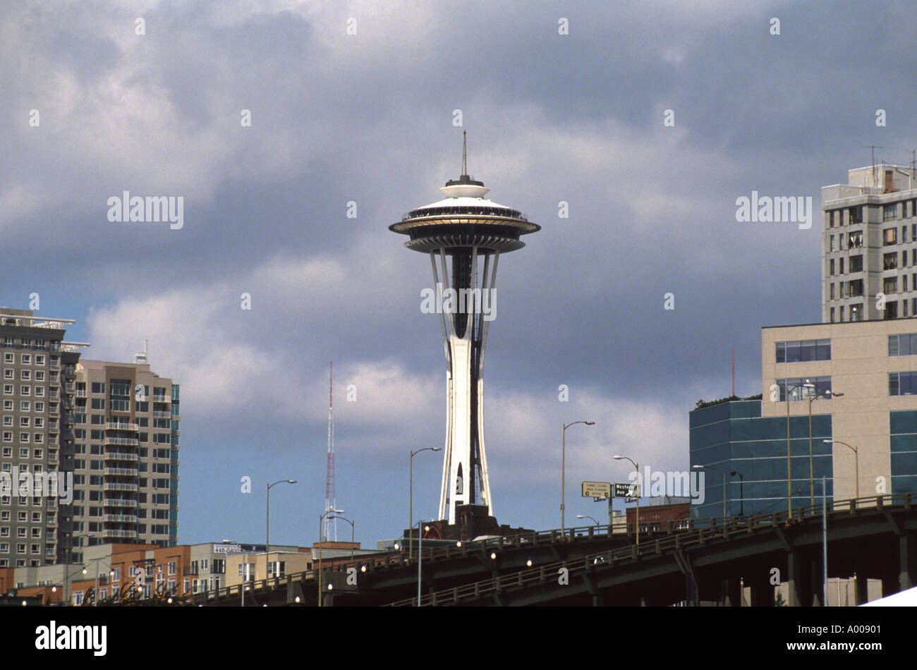 Space Needle Seattle skyline Stock Photo - Alamy