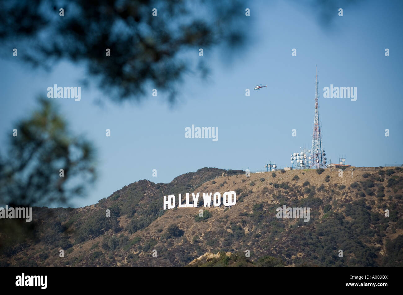 Hollywood Sign Hollywood Hills Los Angeles California USA Stock Photo - Alamy