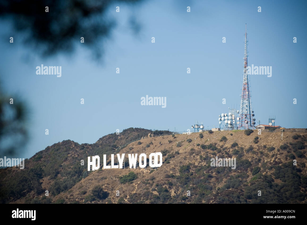 Hollywood Sign Hollywood Hills Los Angeles California USA Stock Photo - Alamy