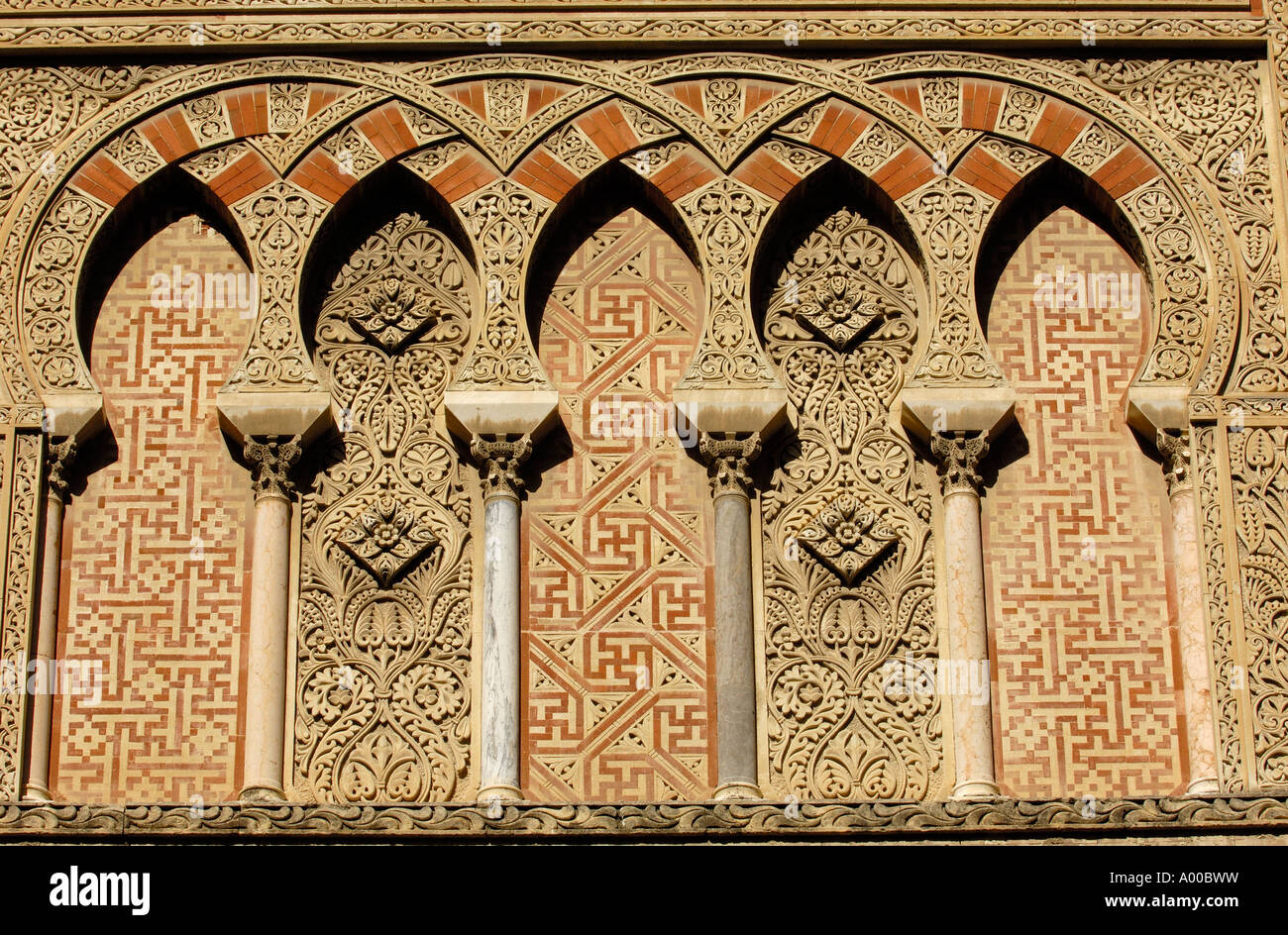 The Great Mosque of Córdoba detail Andalusia Spain Stock Photo - Alamy