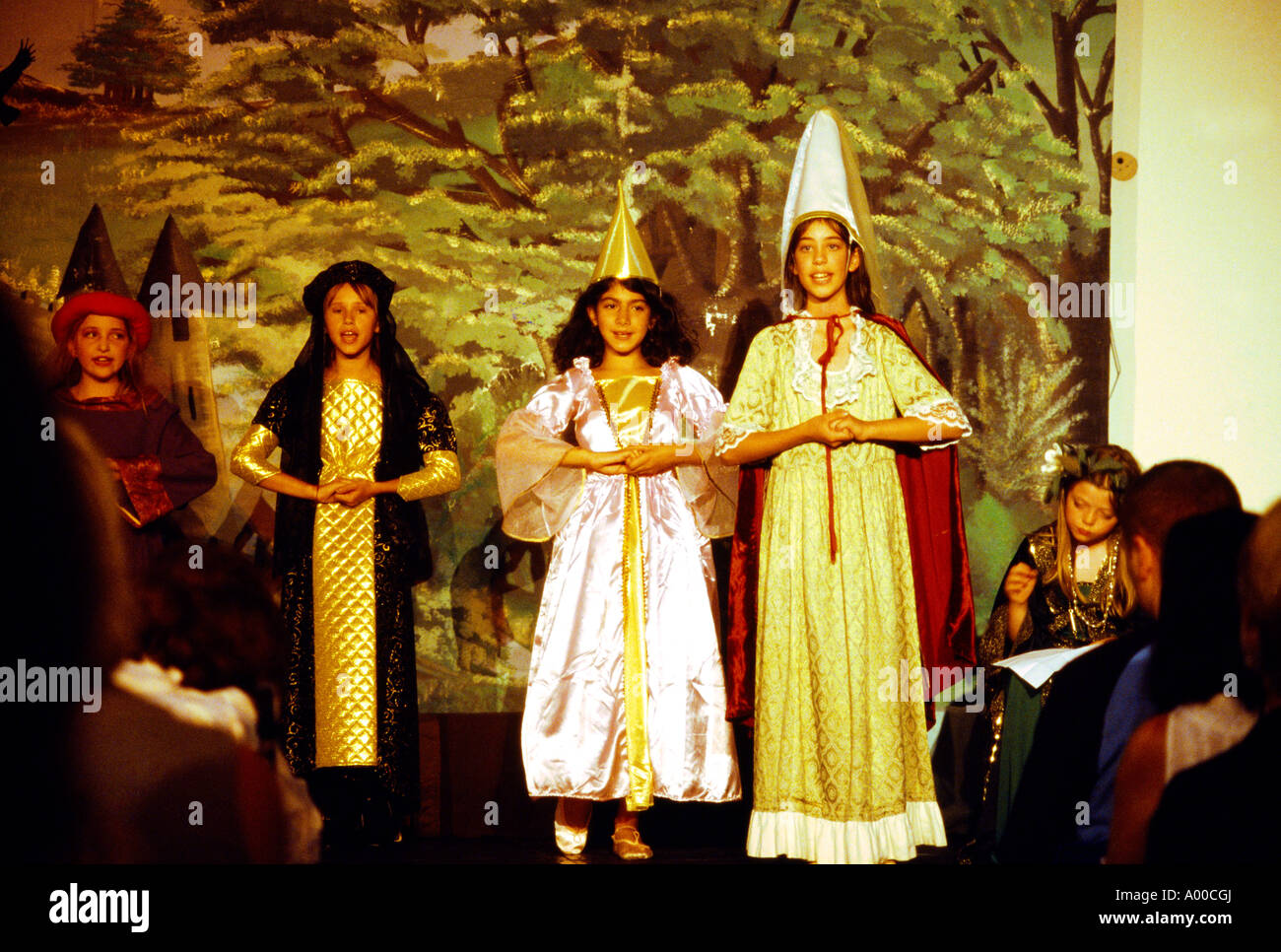 Robin Hood School Play at junior School surrrey england Stock Photo - Alamy