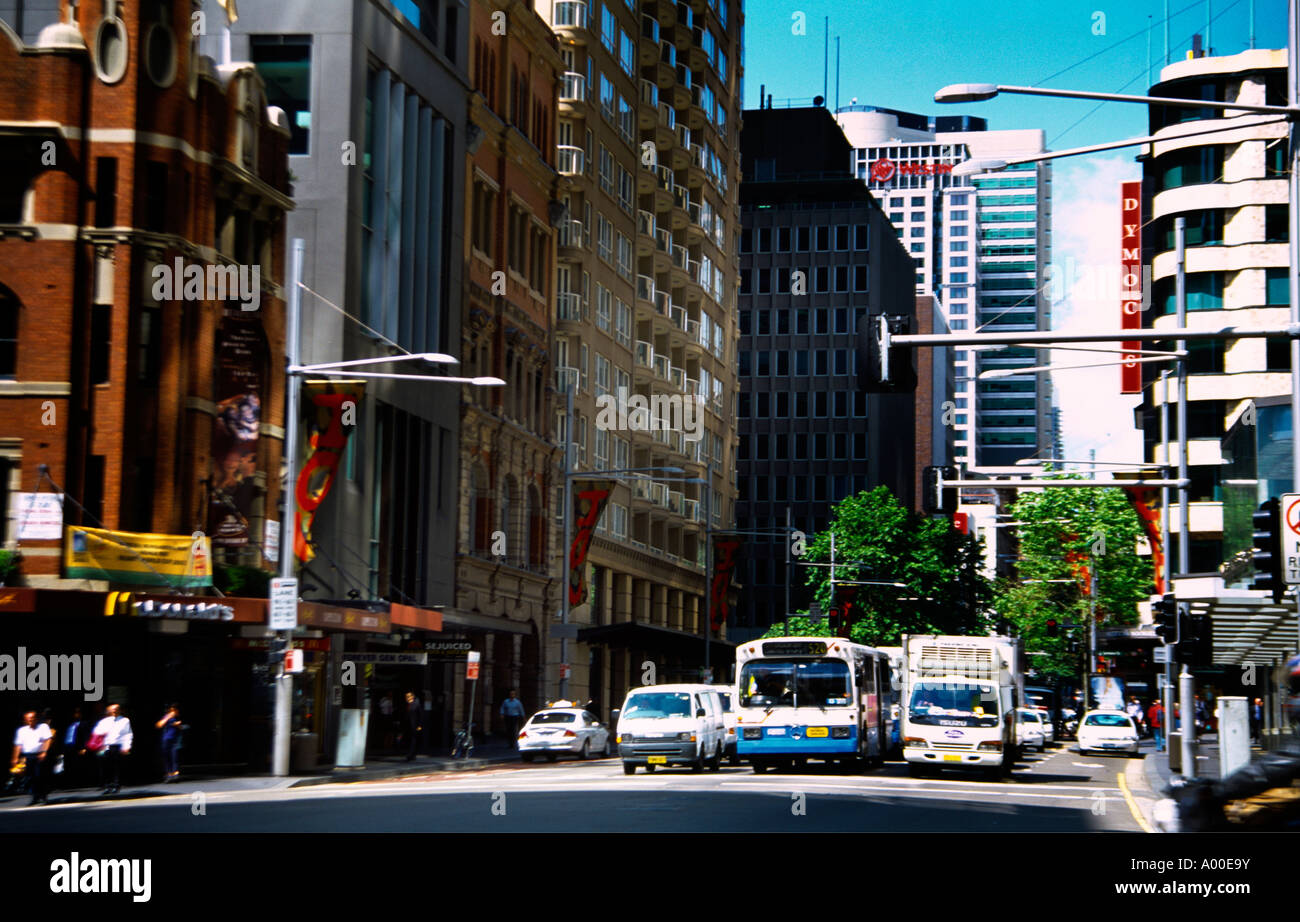 Sydney NSW Australia George Street Traffic Stock Photo - Alamy