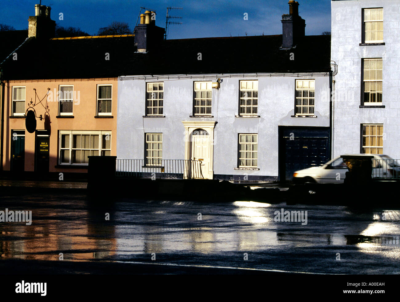 Banbridge County Down Northern Ireland Terraced Houses Stock Photo - Alamy