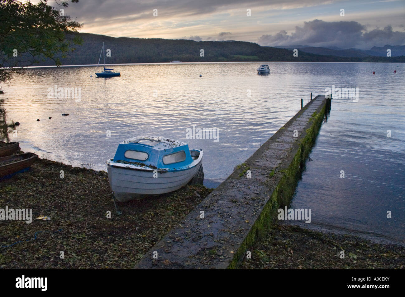 Lake Windermere at Millerground Bowness Cumbria England Stock Photo - Alamy