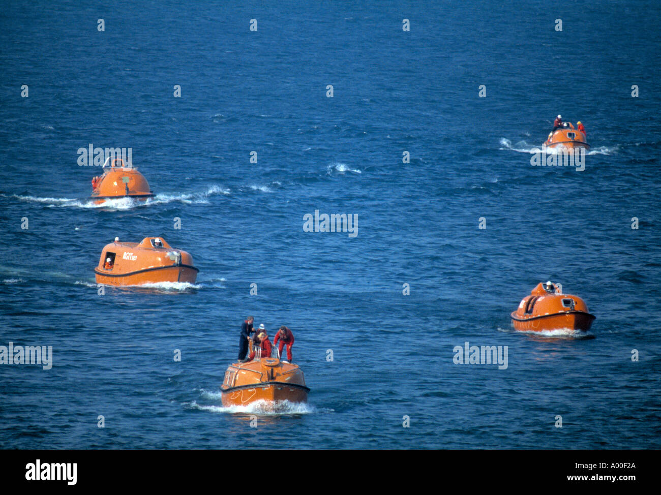 Survival Craft in training Stock Photo - Alamy