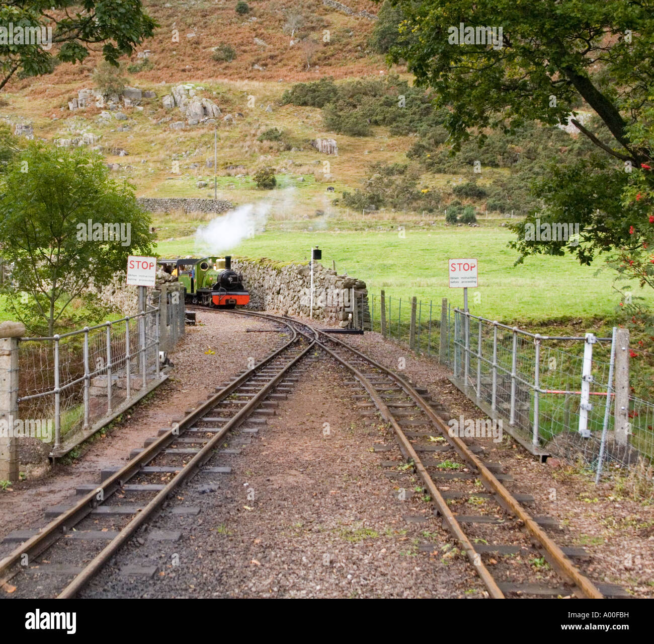 The River Esk Steam Engine approaching Dalegarth (Eskdale) Station on ...