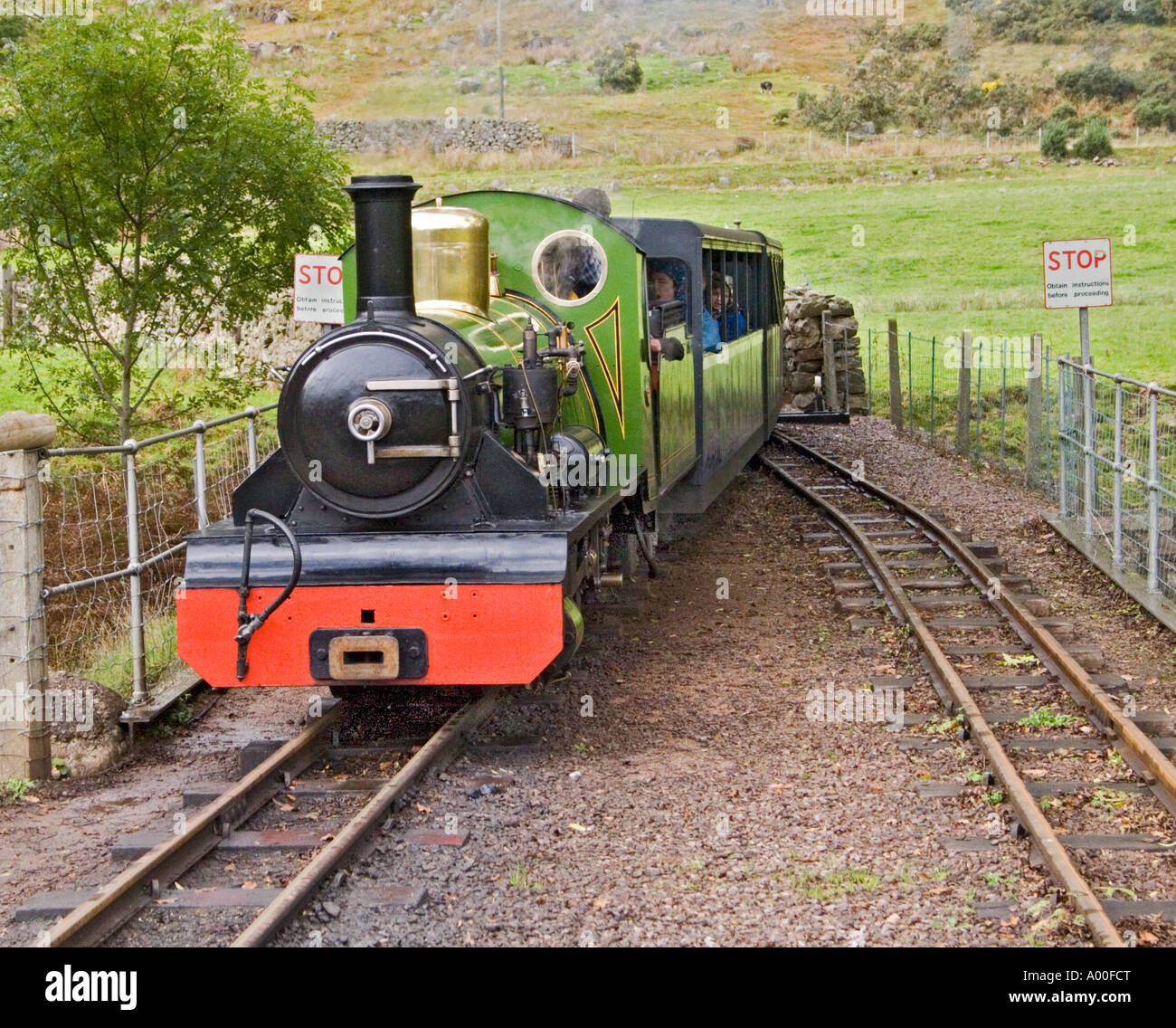 The River Esk Steam Engine approaching Dalegarth (Eskdale) Station on ...