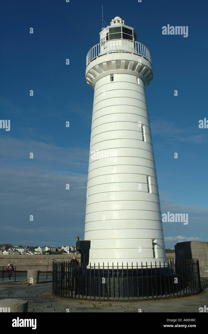 Donaghadee Lighthouse in County Down Northern Ireland Stock Photo - Alamy
