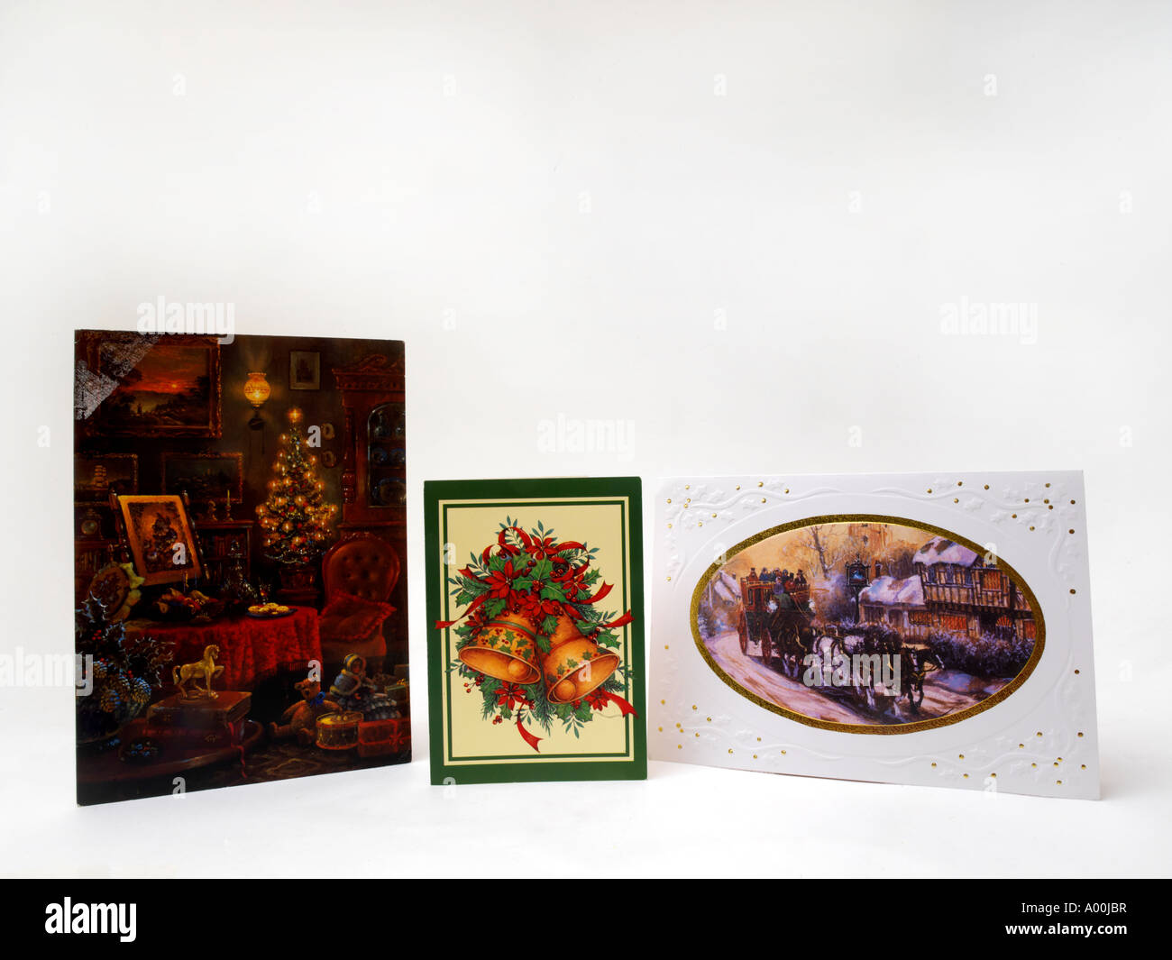Traditional Christmas Cards Stock Photo - Alamy