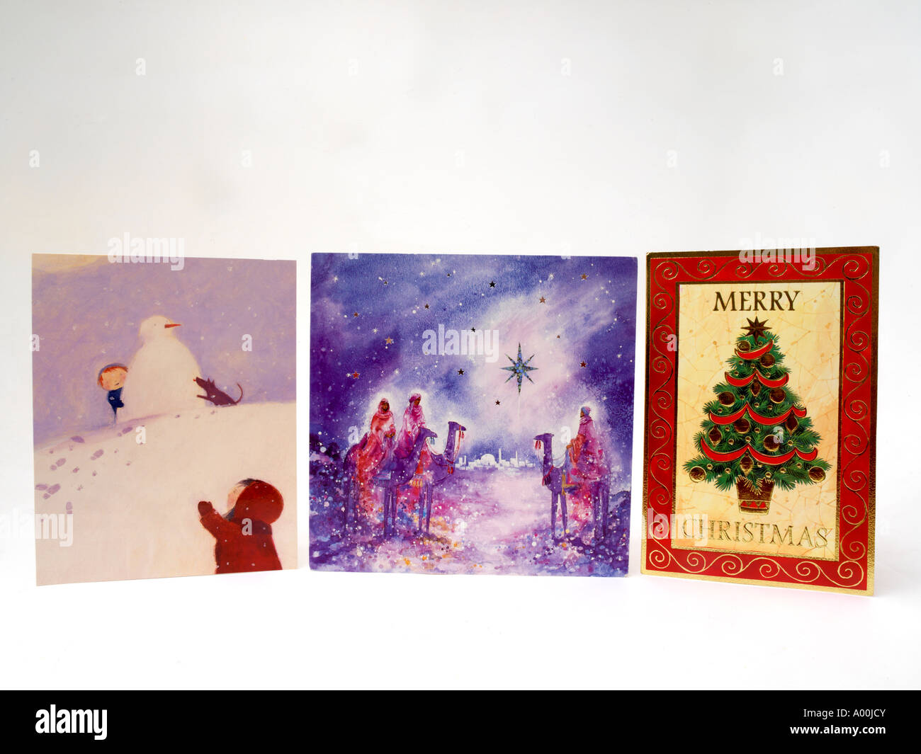 Traditional Christmas Cards Stock Photo - Alamy