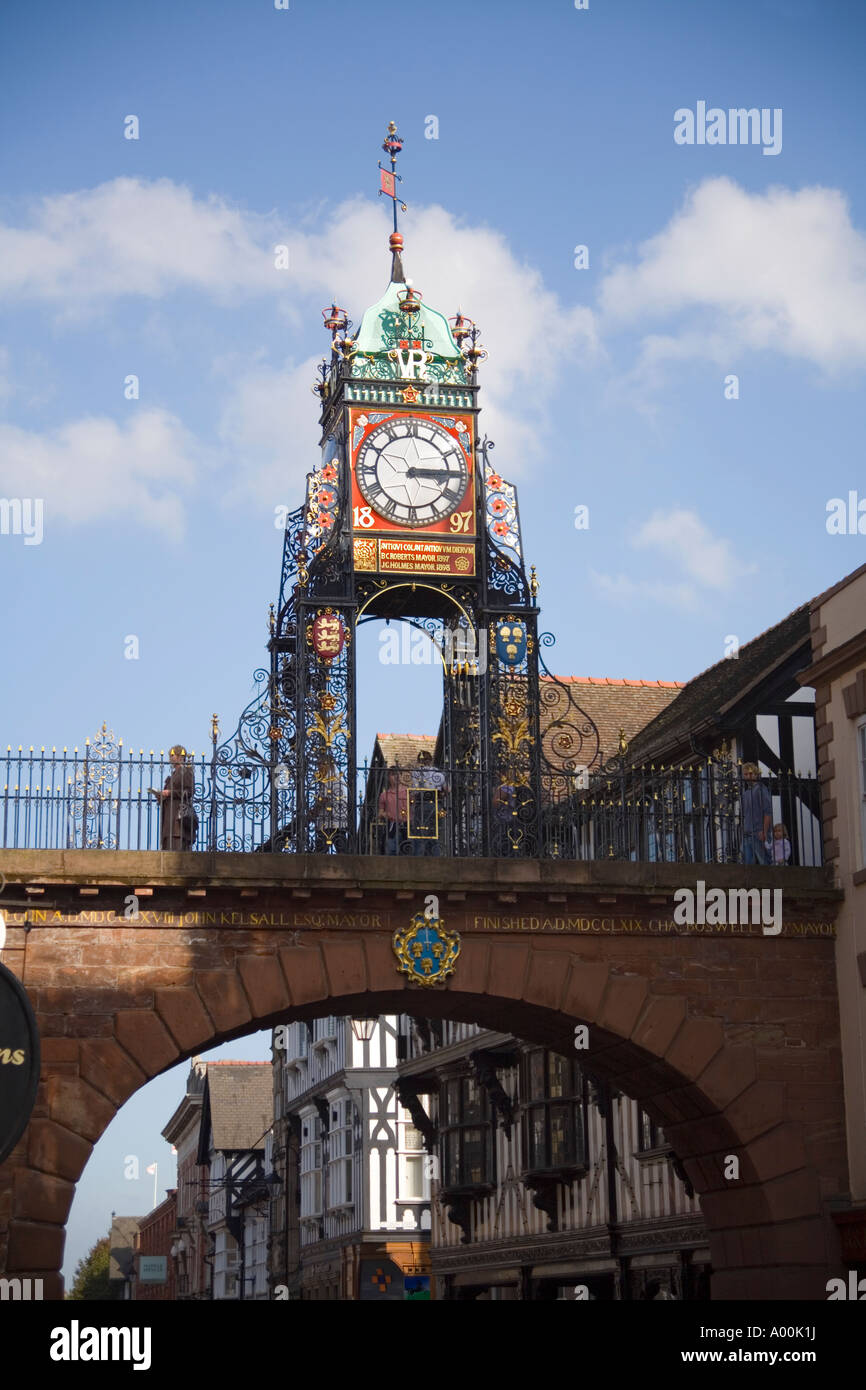 Historical Victorian Clock Eastgate Street Chester England UK United ...
